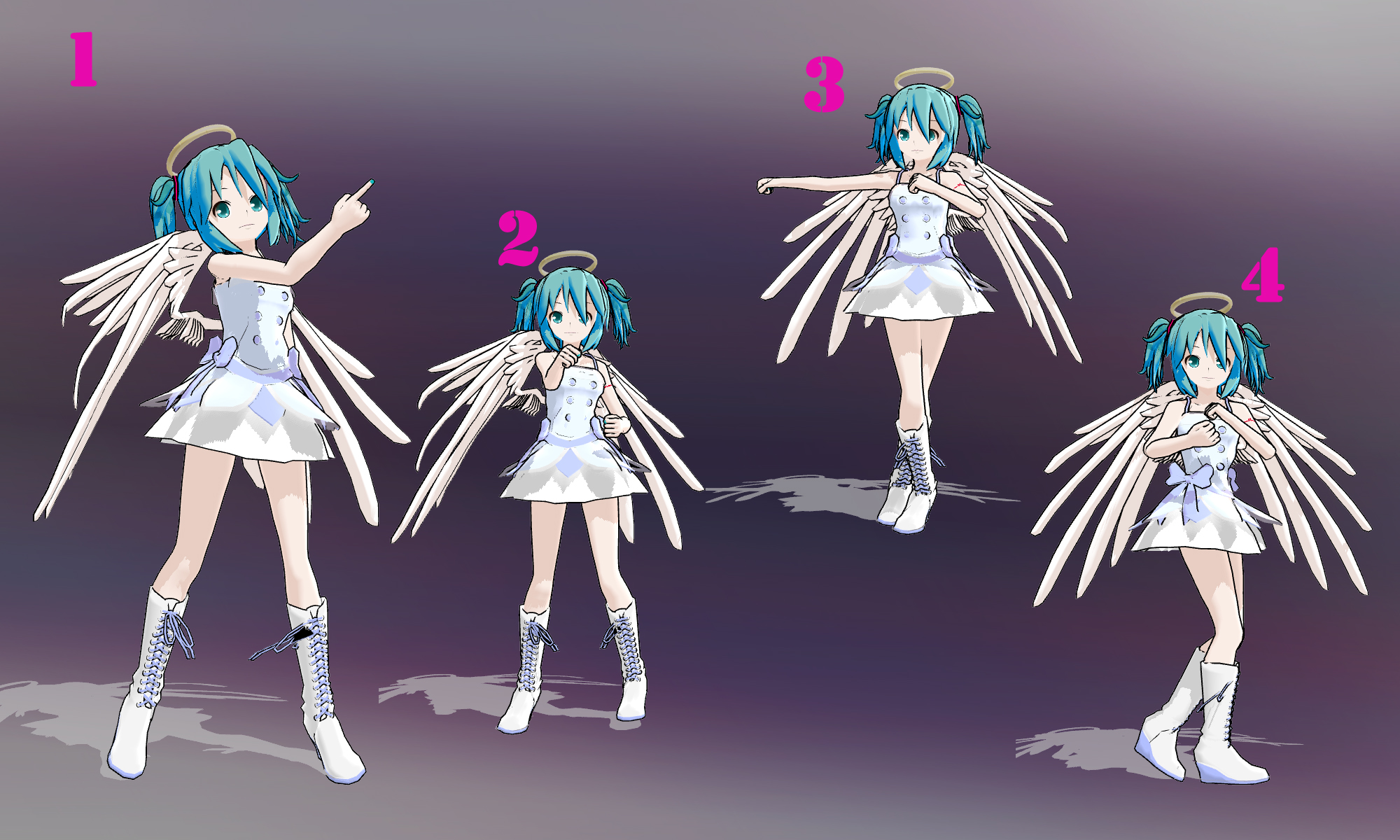 MMD Pose Pack 04 by RebirthAtDusk on DeviantArt