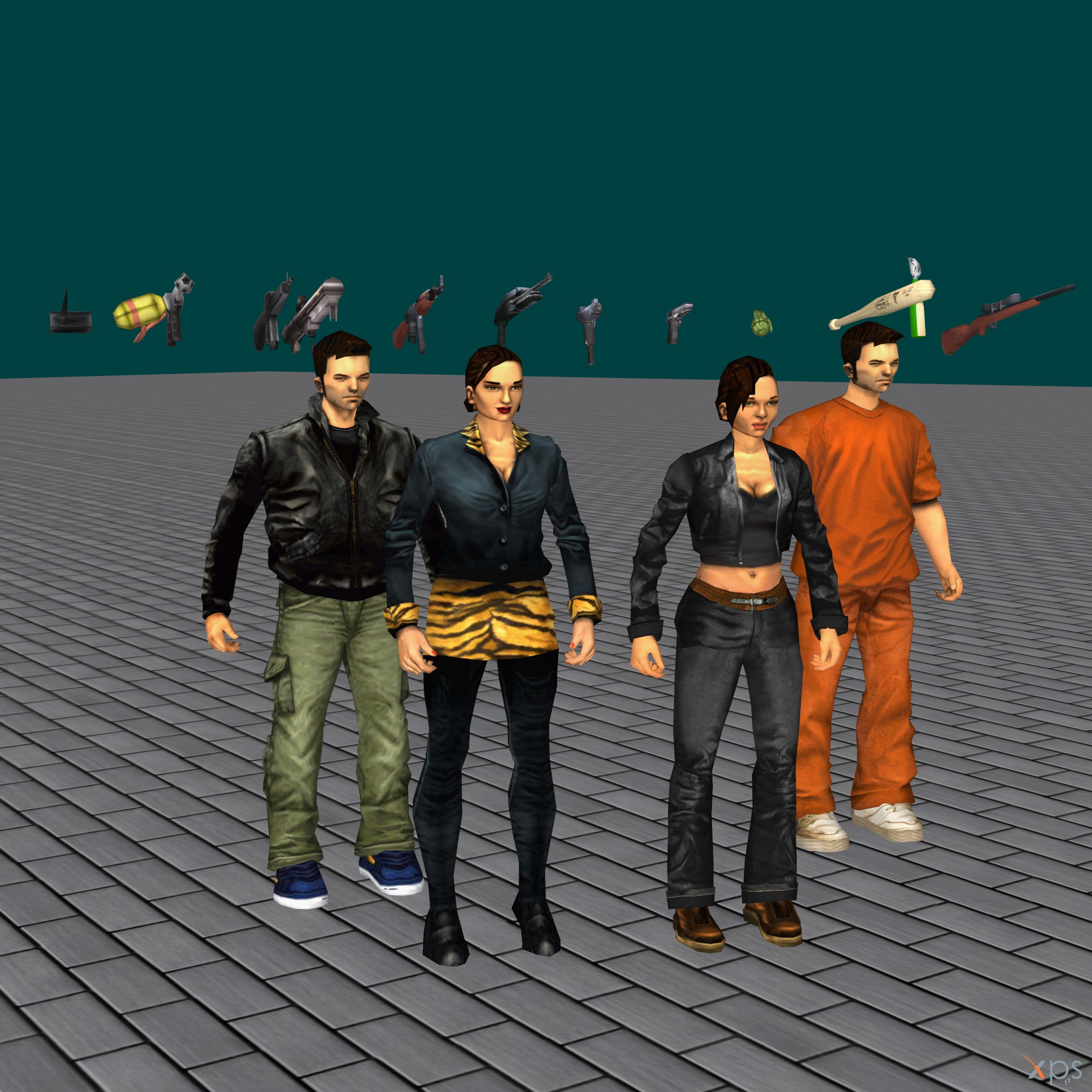 XPS Model Pack-GTA III (Read the Description) by WolffusDominion on ...