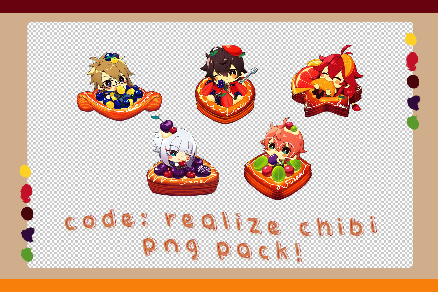 + CODE: REALIZE CHIBI PNG PACK by stardustinqs on DeviantArt