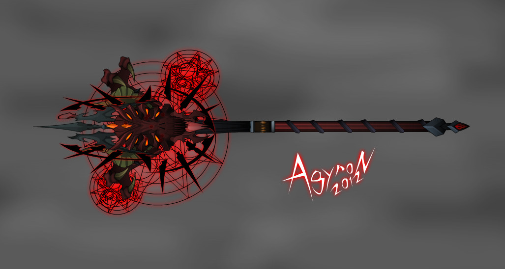 Fiend Staff Of Demonic Summoning by Agyron on DeviantArt