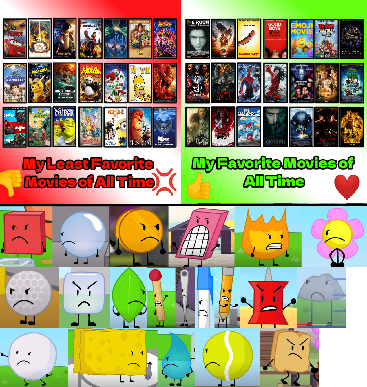 BFDI Contestants hate MrNegative906 by StevenCurbySheldon on DeviantArt