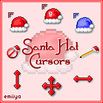 Santa Hat Cursor Pack by Emiiya on DeviantArt