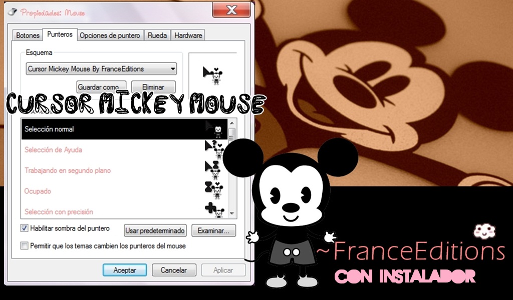 Cursor Mickey Mouse By FranceEditions by FranceEditions on DeviantArt