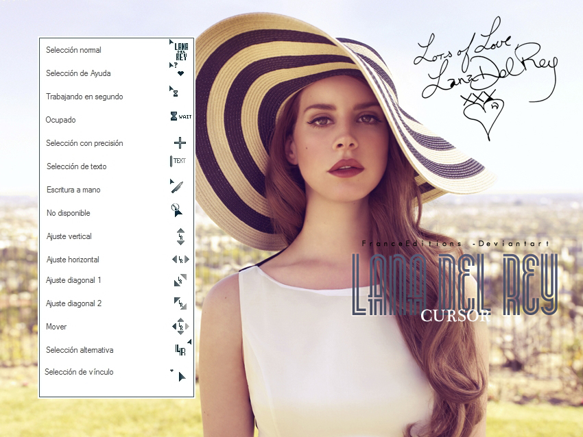 Lana Del Rey - cursor by FranceEditions on DeviantArt