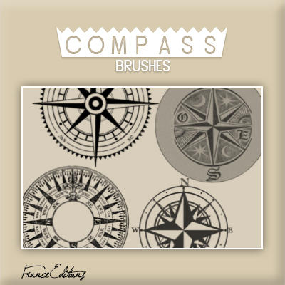 Compass Brushes by FranceEditions on DeviantArt