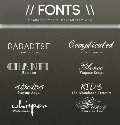 Fonts on Ultimate-Desktop - DeviantArt