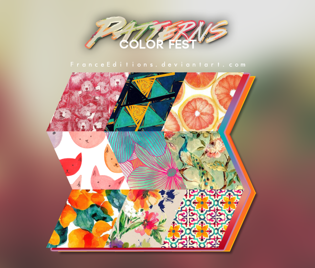 Color Fest // O9 PATTERNS by FranceEditions on DeviantArt