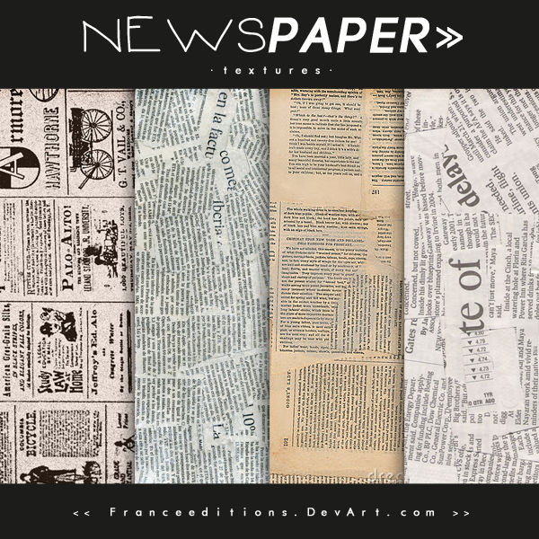 Newspaper // TEXTURES by FranceEditions on DeviantArt