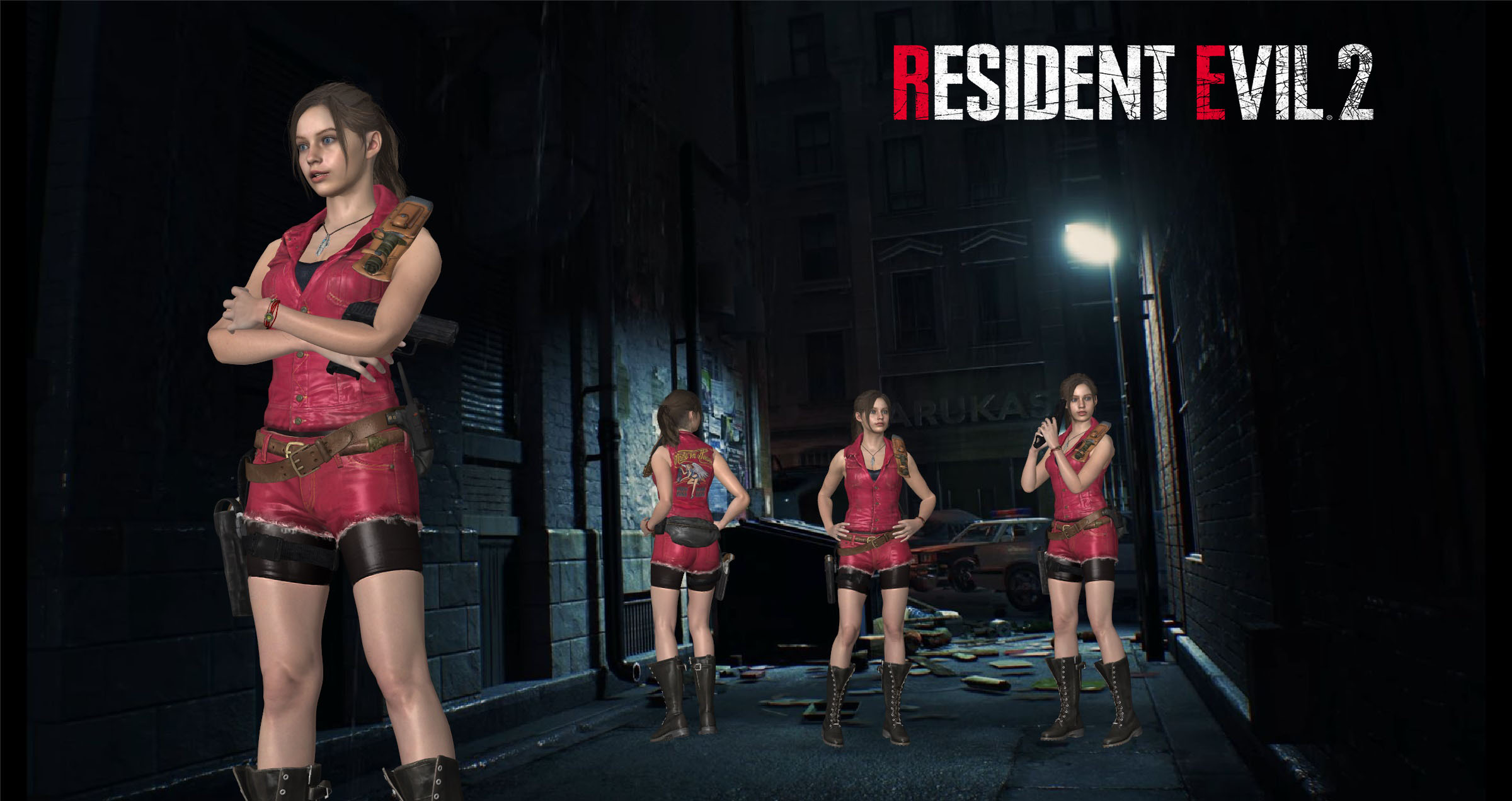 claire re2 classic remake XPS by ChrisTalyus on DeviantArt