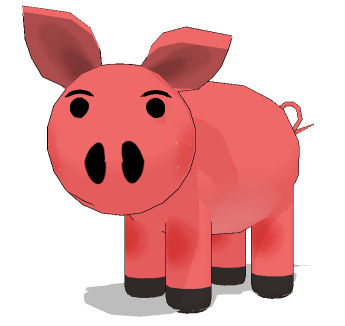Piggy for MMD by SilverMetalInu44 on DeviantArt