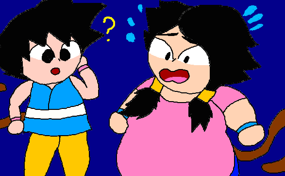 Whatifery: Goku and Panna, children again?! by Burningblaster on DeviantArt