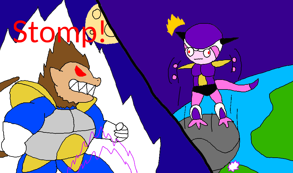 DBTB Mini: Oozaru Stomp's Janky Hitbox by Burningblaster on DeviantArt