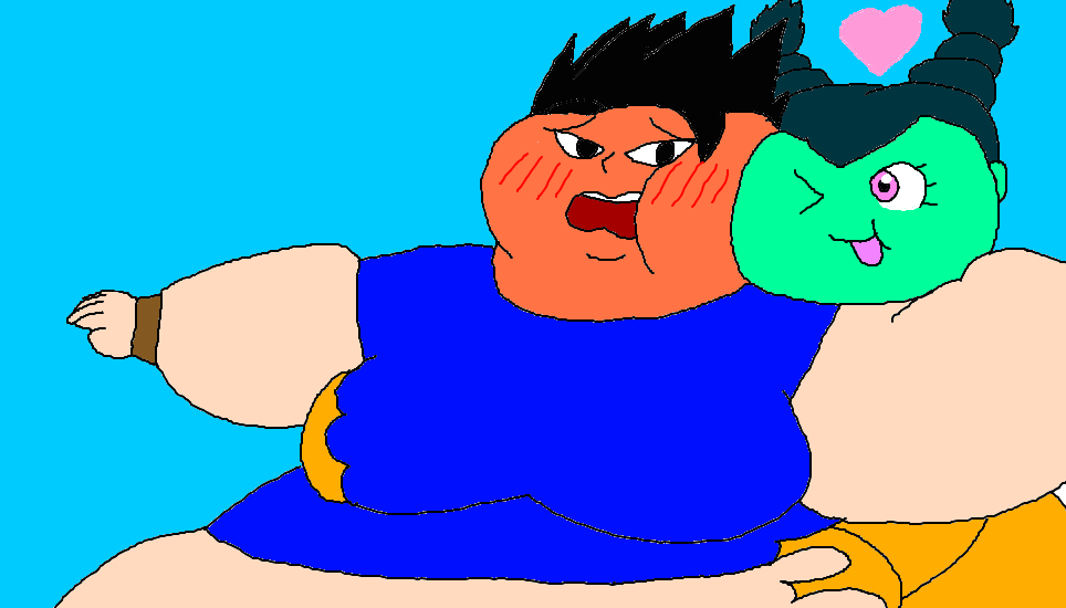 Cabba's Weighty Predicament by Burningblaster on DeviantArt