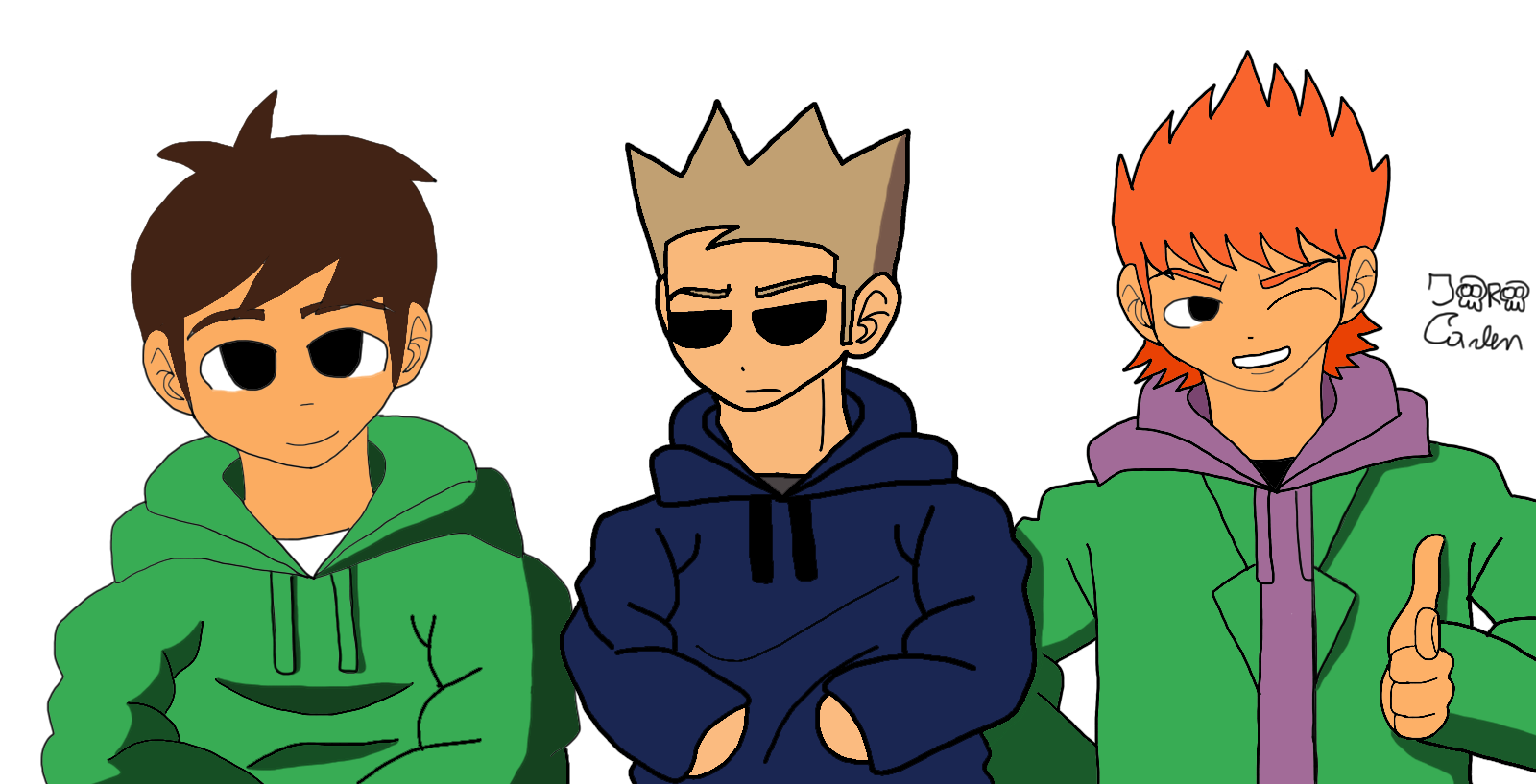 Edd, Tom, and Matt by ShadowXConspiracy on DeviantArt