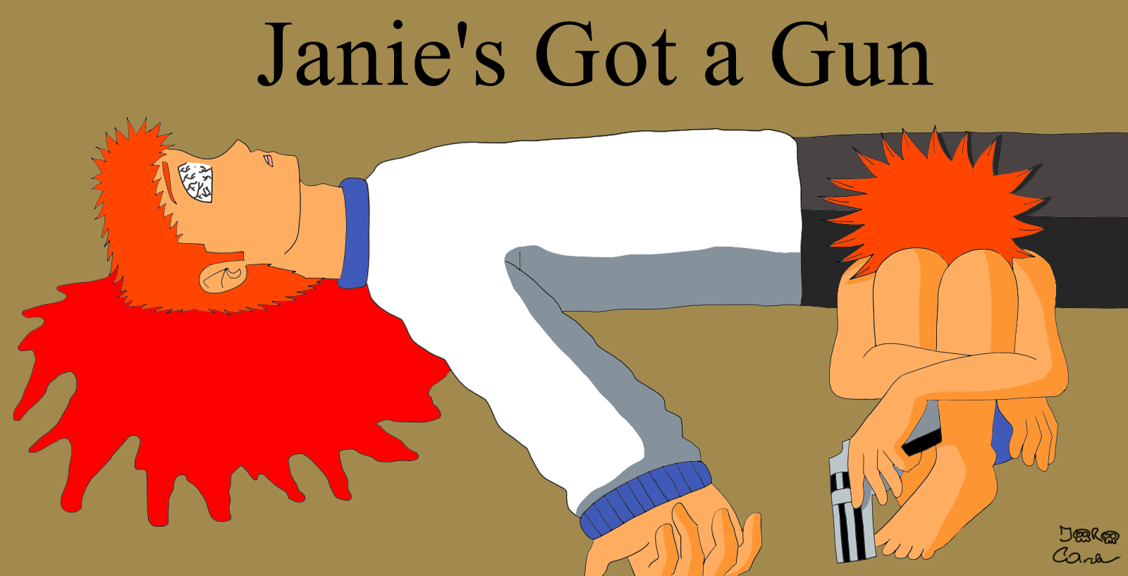 Janie's Got a Gun by ShadowXConspiracy on DeviantArt