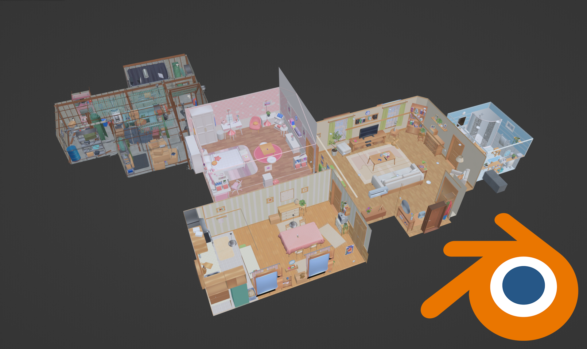 Miside Mita's Room +Basement RELEASE Blender 4.3+ by FarewellGames on DeviantArt
