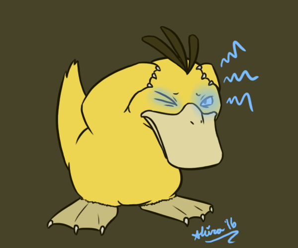 Day 054- Psyduck by Meta-Akira on DeviantArt