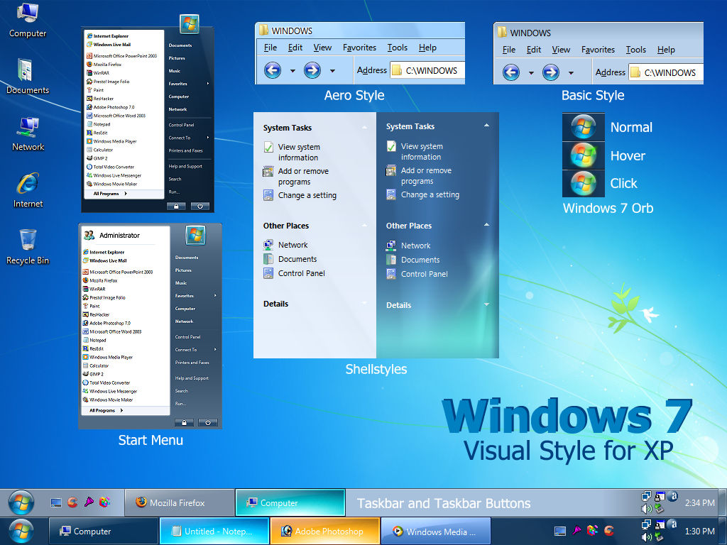Windows 7 with Superbar by Vher528 on DeviantArt