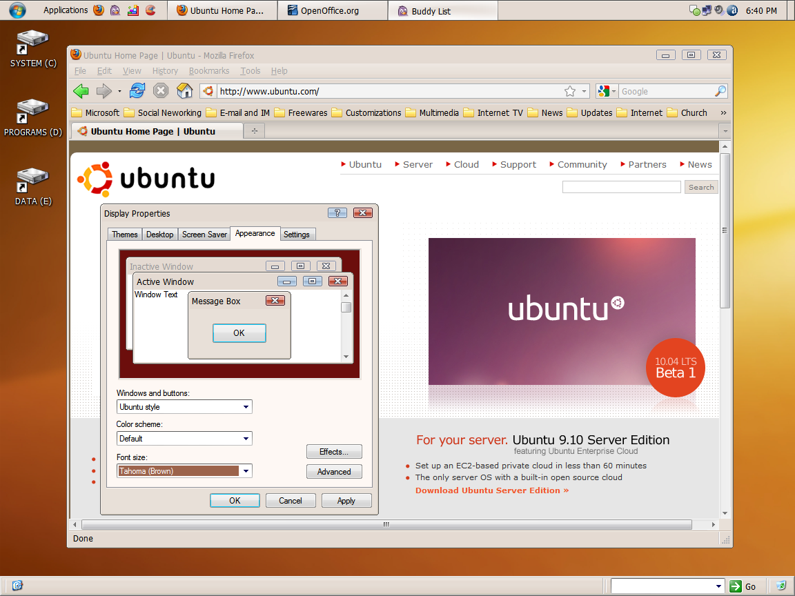 Ubuntu XP by Vher528 on DeviantArt