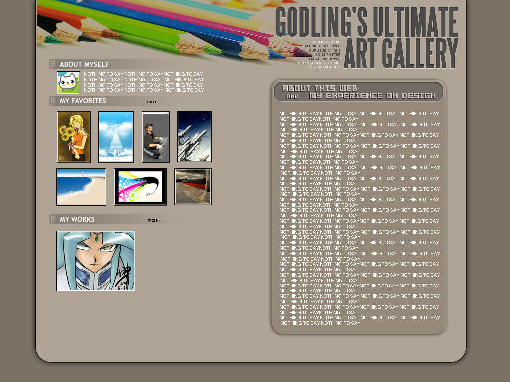My Gallery By Godling Studio On Deviantart