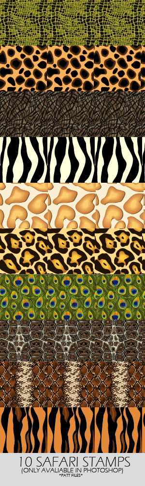 10 Safari Patterns by psdnactions on DeviantArt