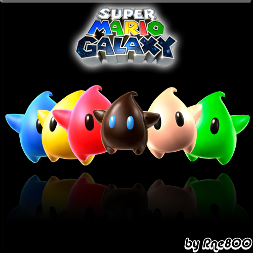 Super Mario Galaxy Stars by Rne800 on DeviantArt