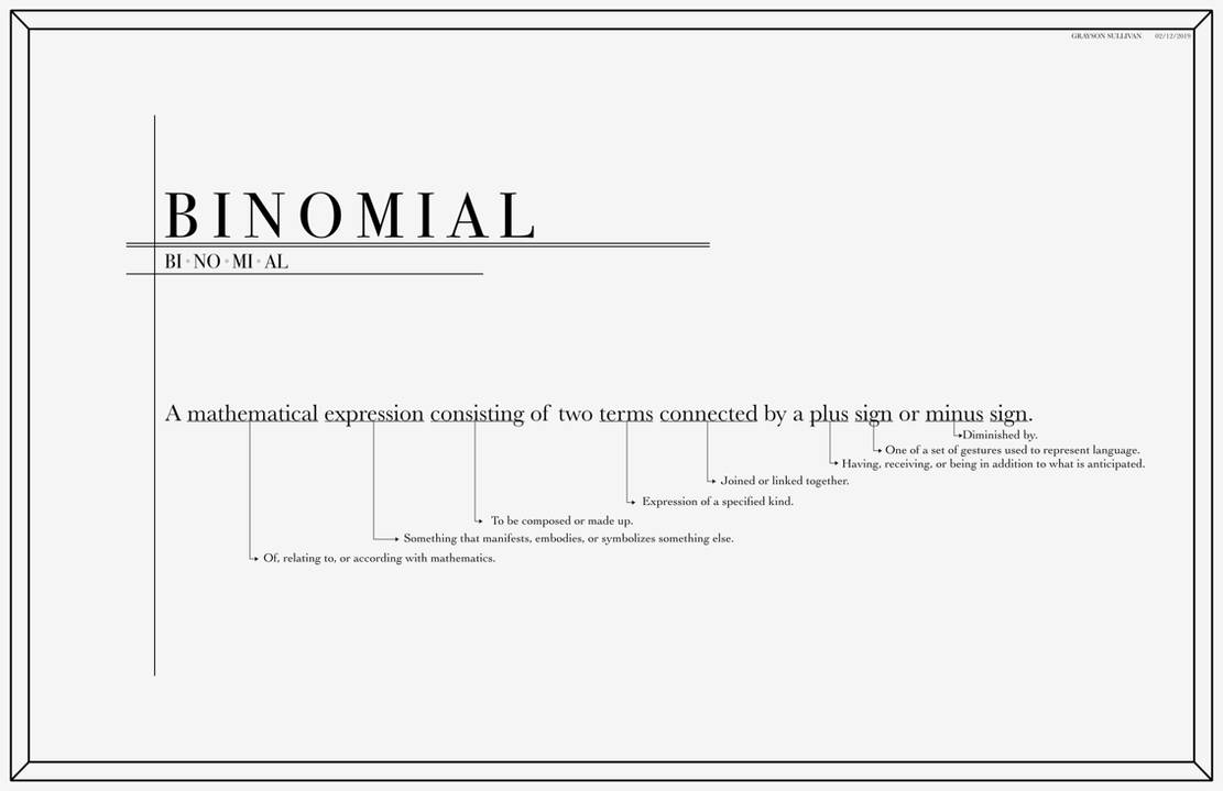 Binomial definition by GraysonShay on DeviantArt