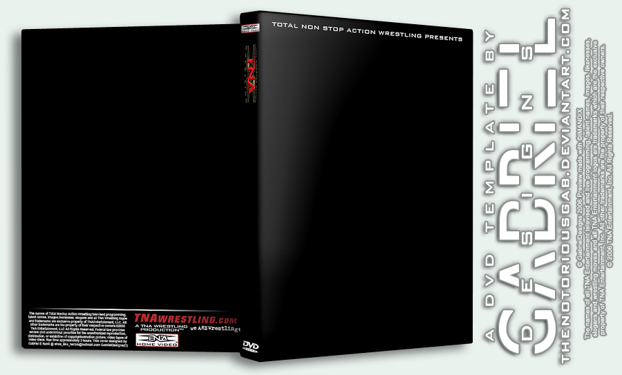 TNA DVD Template PSD by TheNotoriousGAB on DeviantArt