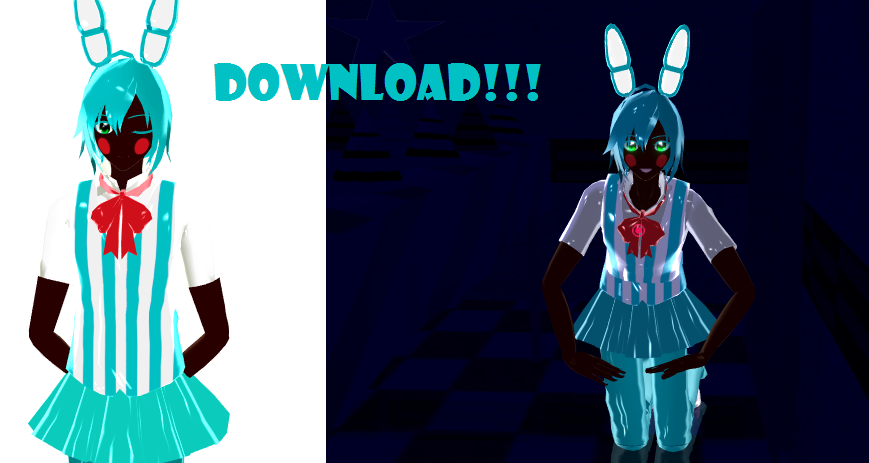 Male Toy Bonnie MMD Model Download-UPDATE by WachayWabush on DeviantArt