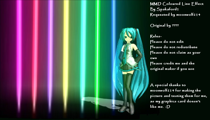 MMD Coloured Line Effect DL by Chestnutscoop on DeviantArt