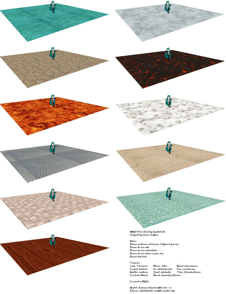 MMD Floor Pack DL (100 Watchers Special) by Chestnutscoop on DeviantArt