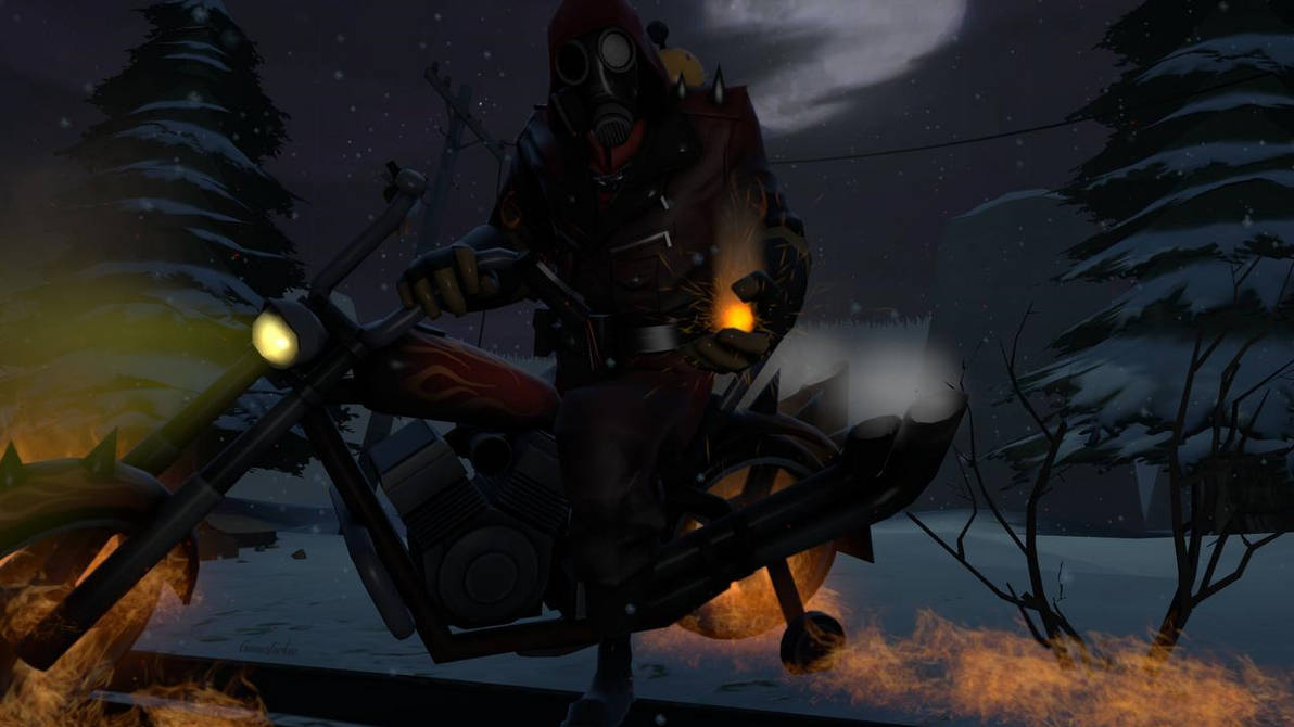 Flaming Rider by GamesFarkas on DeviantArt