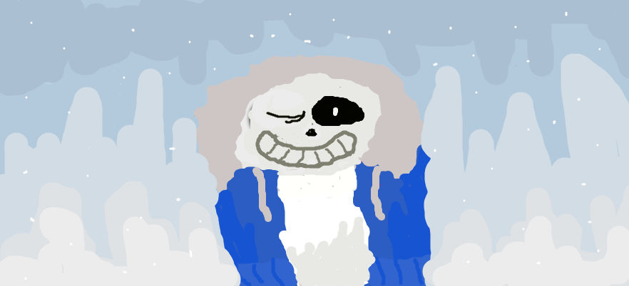 UNDERTALE Sans Drawing by Pandalover54321 on DeviantArt
