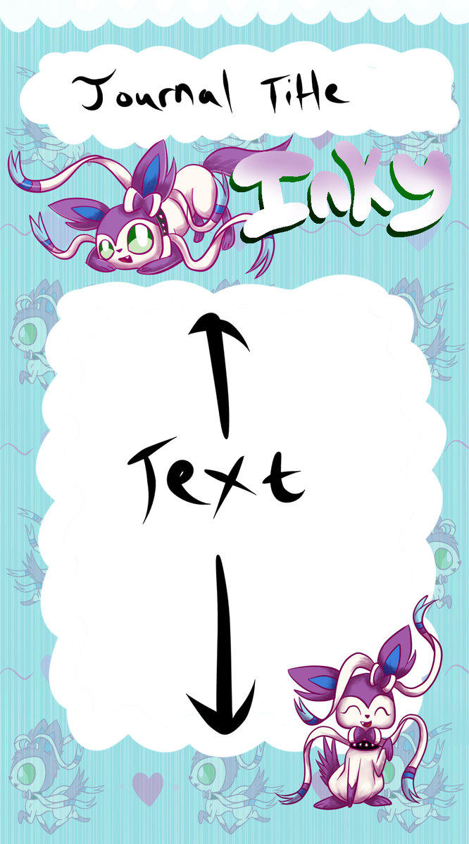 Journal skin commission - Inky-Pinkie by BlackySpyro on DeviantArt