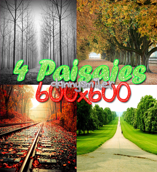 Pack 4 Paisajes 600x600. by dannysmiler on DeviantArt