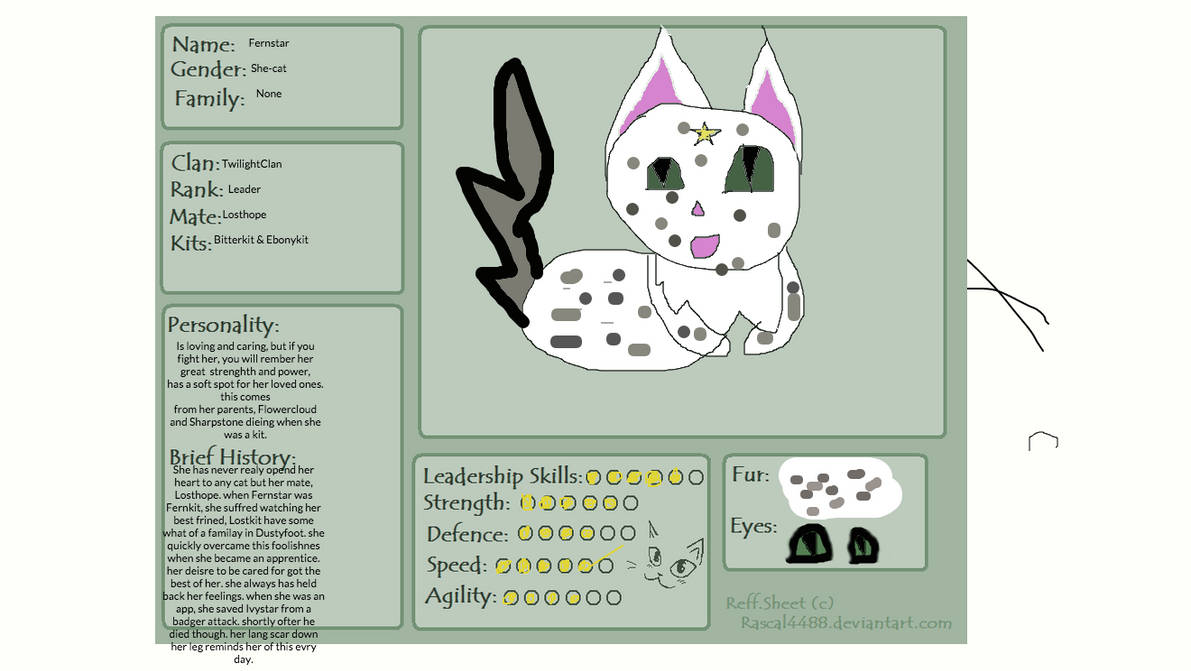 Fernstar by Cloverheart223 on DeviantArt