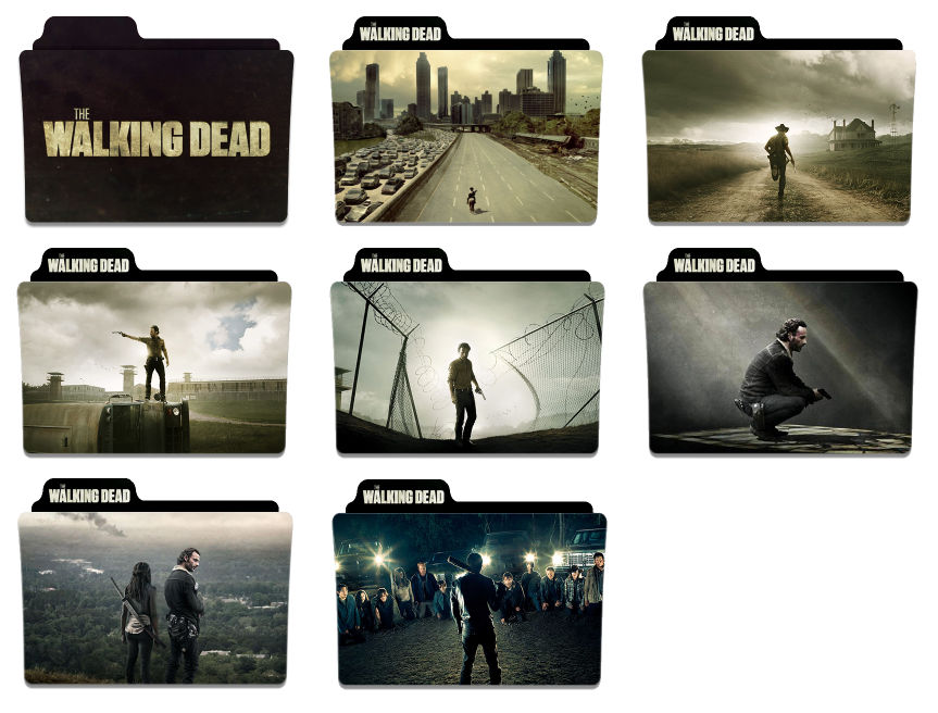 The Walking Dead - Season 1-7 Folder Icons by Hussun1 on DeviantArt