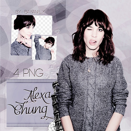 Alexa Chung Png Pack (10) by BayanFly on DeviantArt