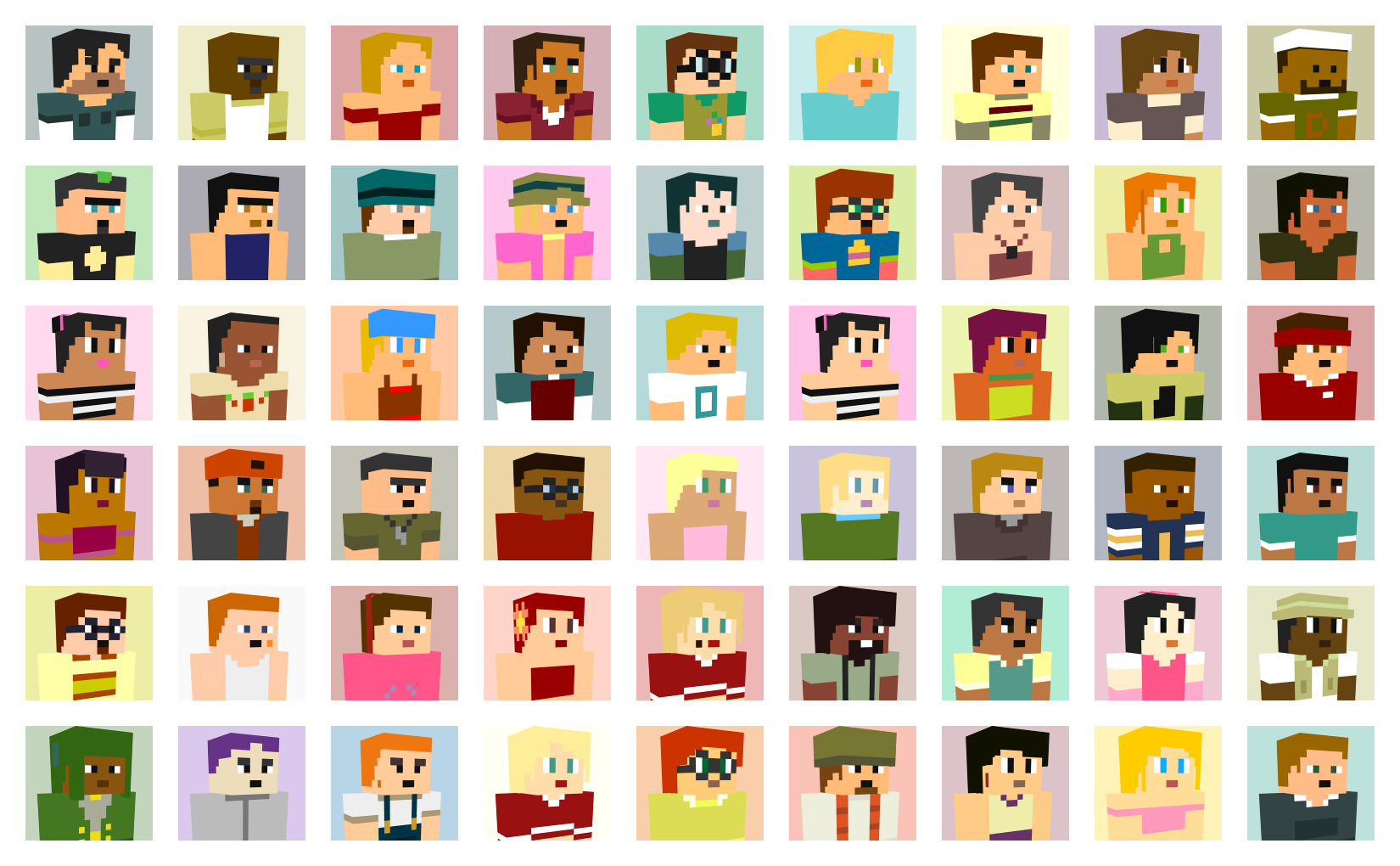 Total Drama MC Headshots by cahenry12 on DeviantArt