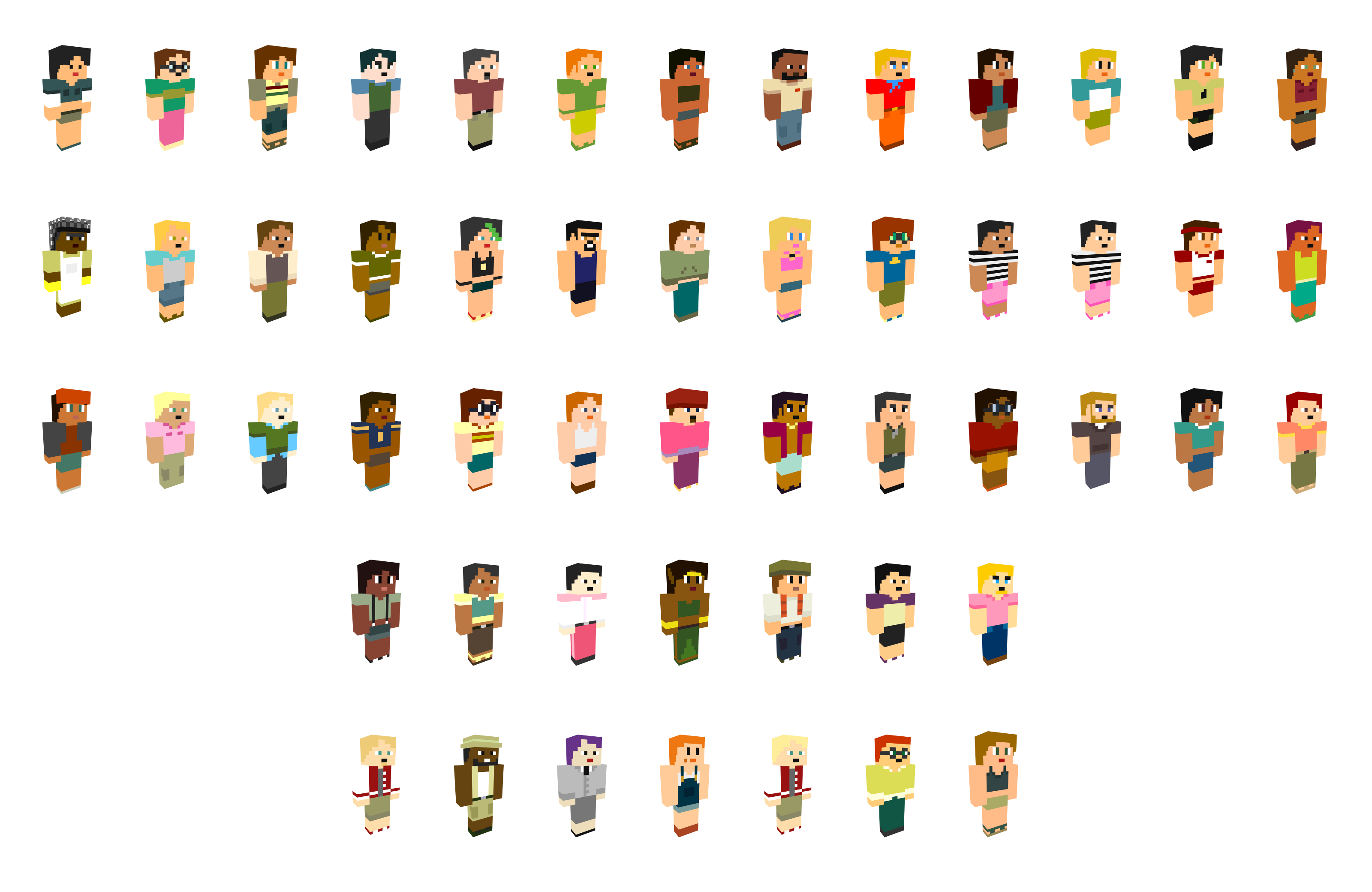 Total Drama Minecraft Genderbend by cahenry12 on DeviantArt