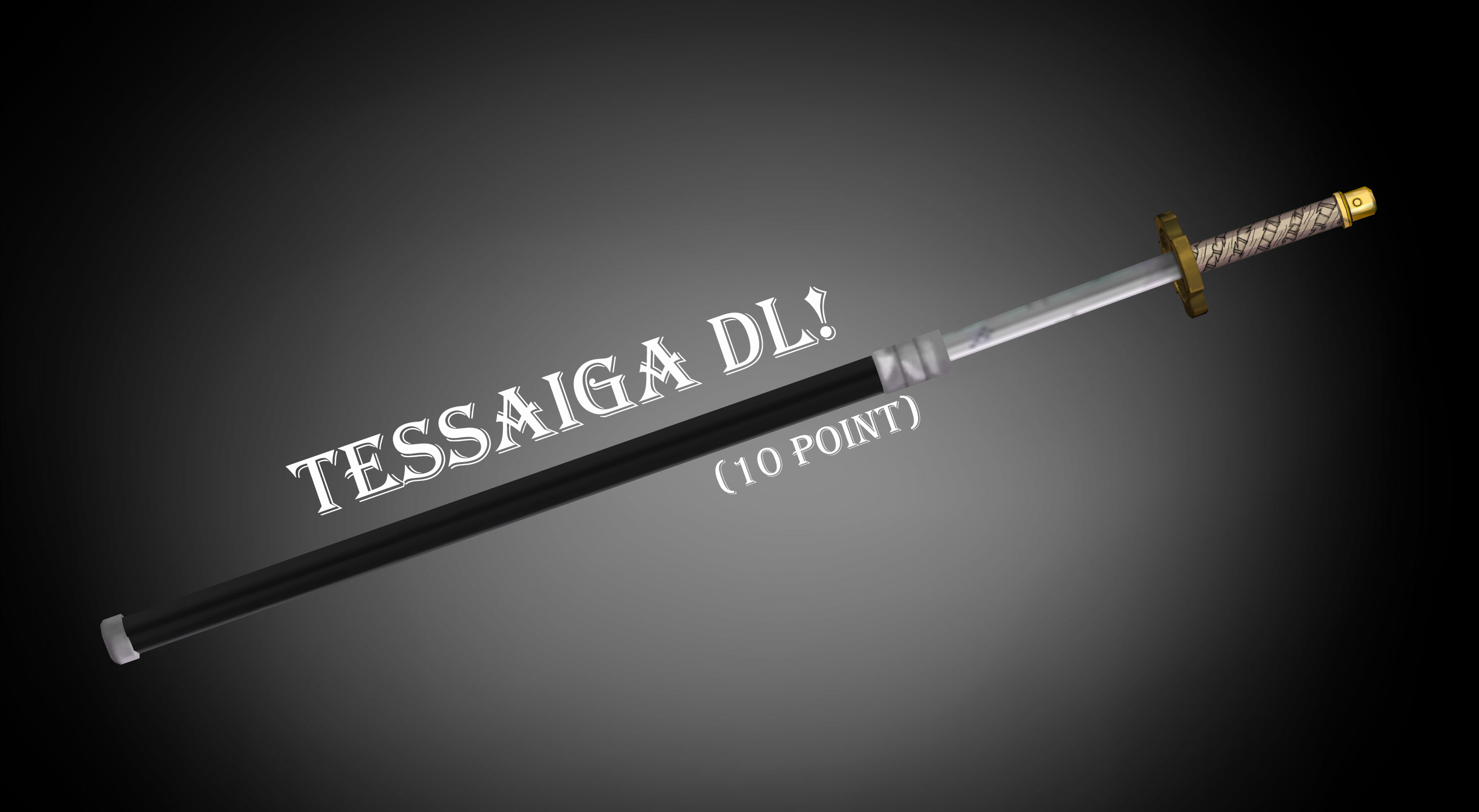 (MMD) Tessaiga Sword - DL (10 point) by Fghostly on DeviantArt