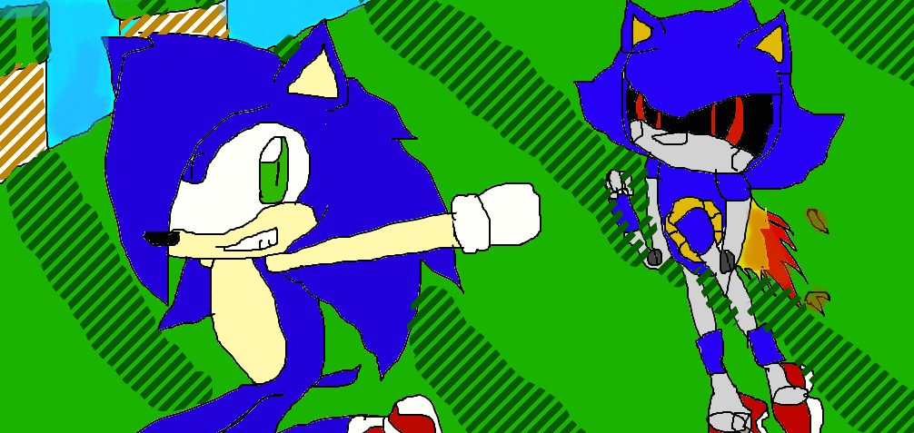 Sonic and Metal Sonic by SoulEvar421 on DeviantArt