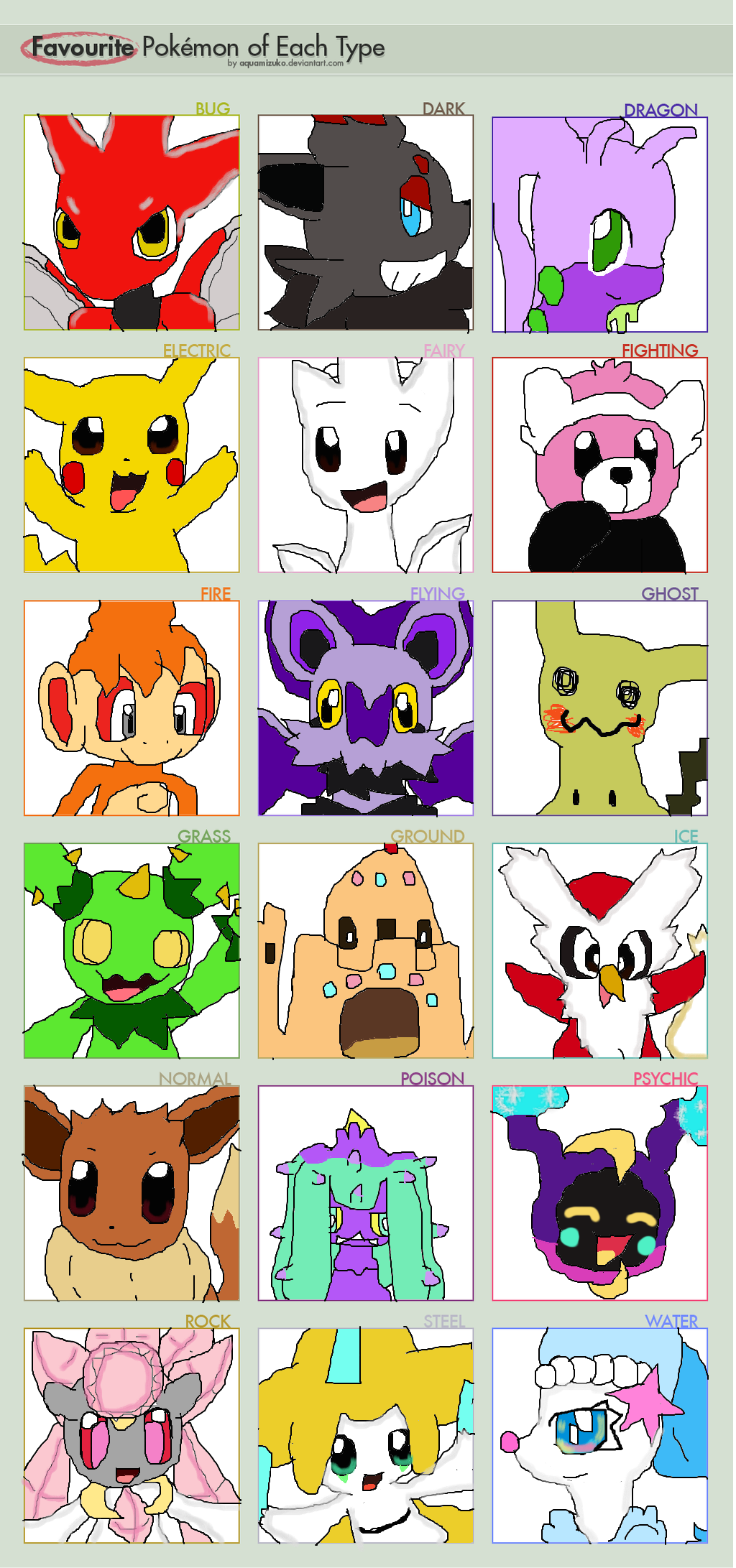 Favorite Pokemon Type Meme by SoulEvar421 on DeviantArt