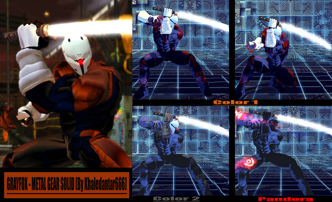 YOSHIMITSU - GRAYFOX (MGS) by Khaledantar666 on DeviantArt