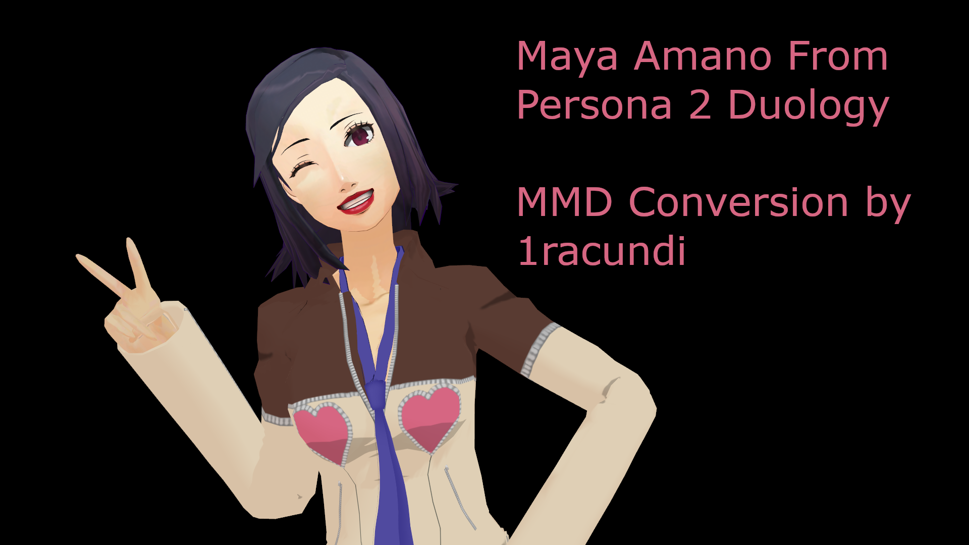 MMD Persona 2 Maya Amano Model Download by 1racundi on DeviantArt