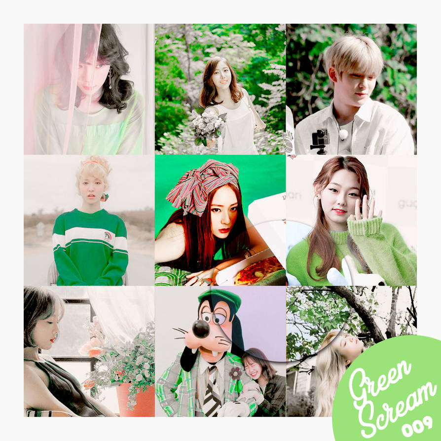 PSD 009 Green Scream by vousmevoyezart on DeviantArt