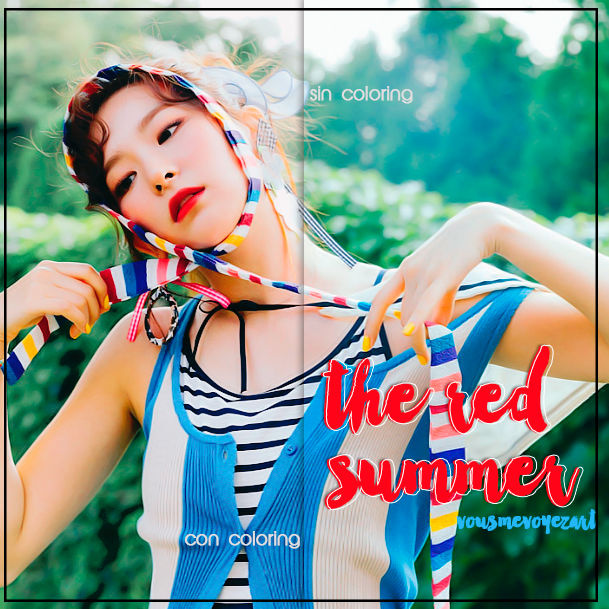 PSD 022 Red Summer by vousmevoyezart on DeviantArt