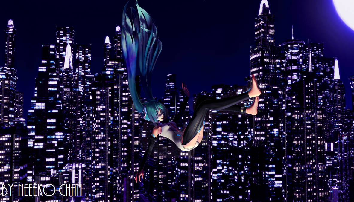 MMD Falling Pose[DL] by Neeeko-chan on DeviantArt