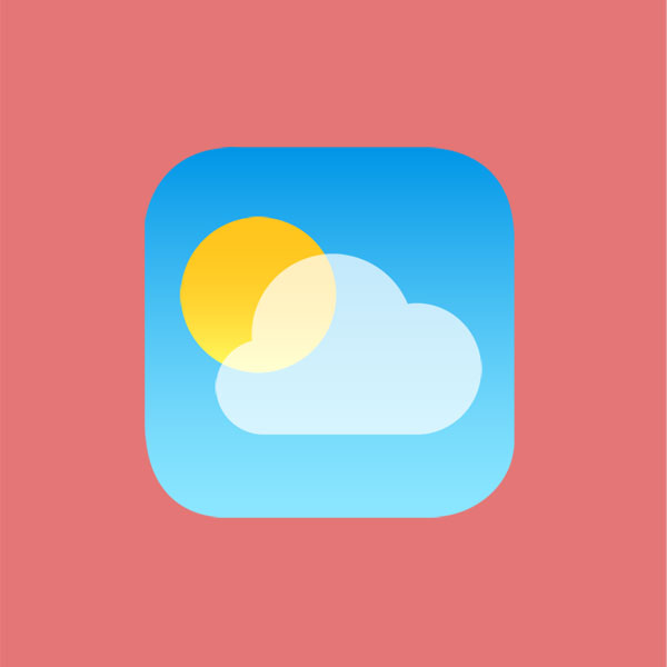 iOS 7 Weather App's icon [ai - PSD] by mozainuddin on DeviantArt