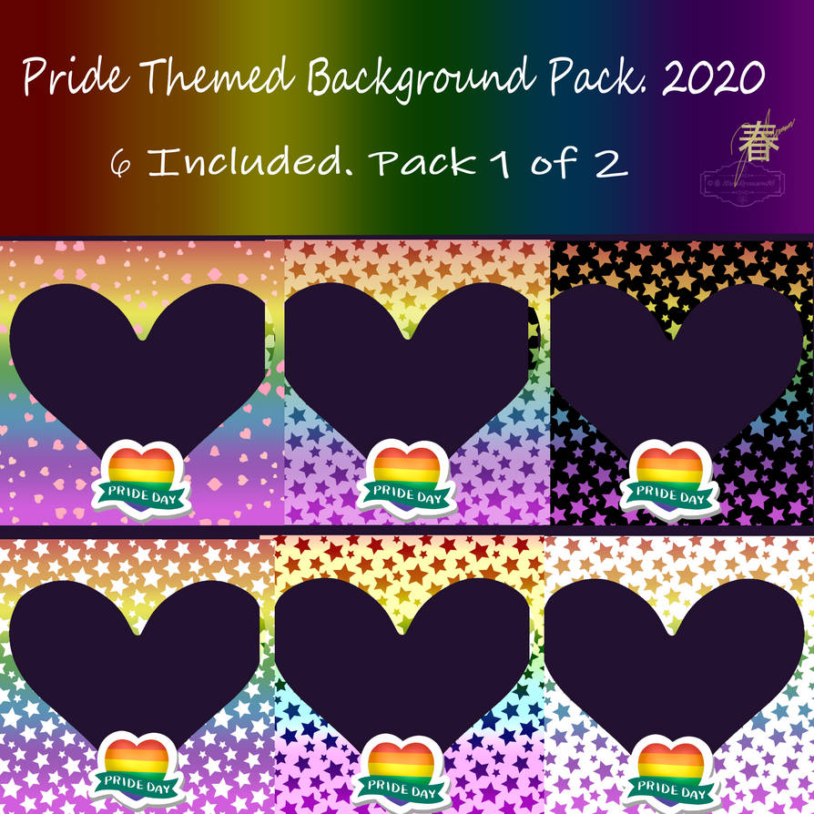 Pride 2020 Theme Background pack by HaruRyomaru86 on DeviantArt